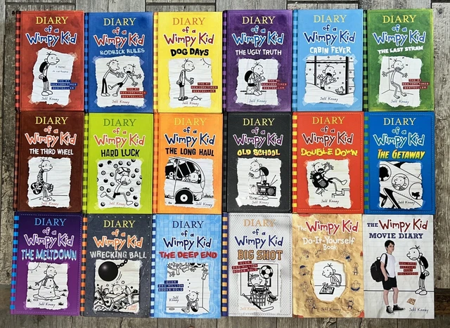 DIARY OF A Wimpy Kid Complete Series Set HC Do It Yourself Movie Diary ...