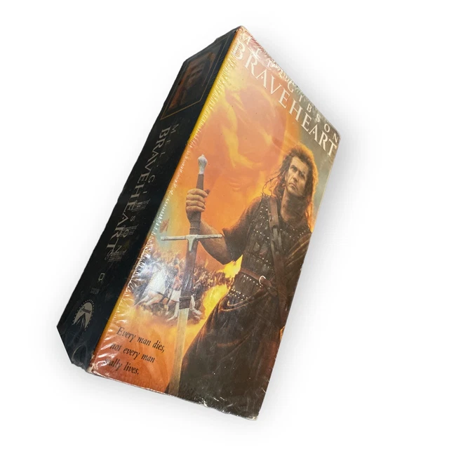 BRAVEHEART NEW SEALED VHS Paramount 1995 Double Pack 33118 Mel Gibson ...