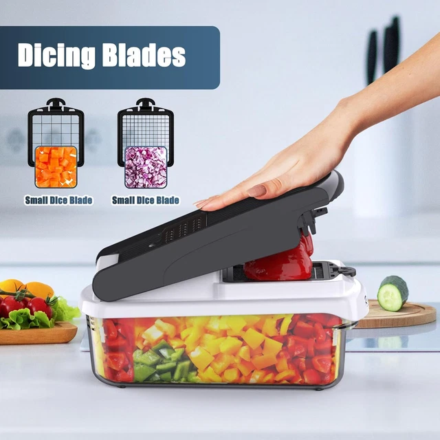 VEGETABLE CHOPPER - Mandoline Slicer, Onion Veggie Food Chopper with ...