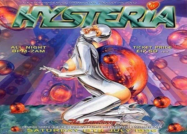 OLD SCHOOL HYSTERIA 1990s Rave Club Events £19.99 - PicClick UK