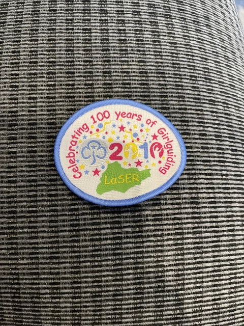 GIRL GUIDE BADGE - LaSER Celebrating 100 years of Girlguiding 2010 ...
