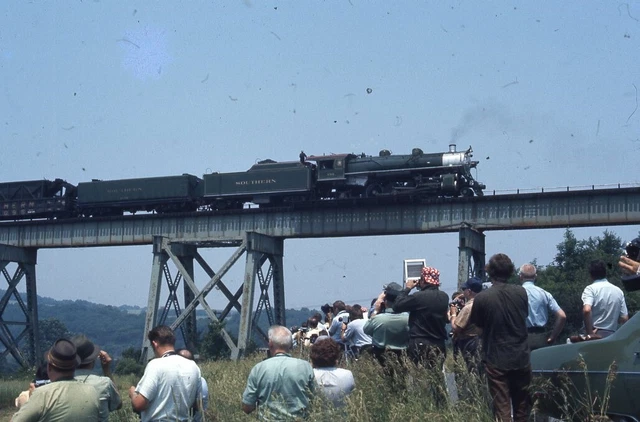 Southern Railway Railroad Train Steam Locomotive Trestle 1973 Photo Slide £5 77 Picclick Uk