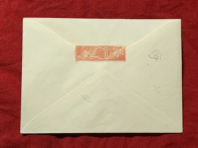 WW2 WWII NAZI German Cover Adolf Hitler Birthday cancel + Steel Helmet ...