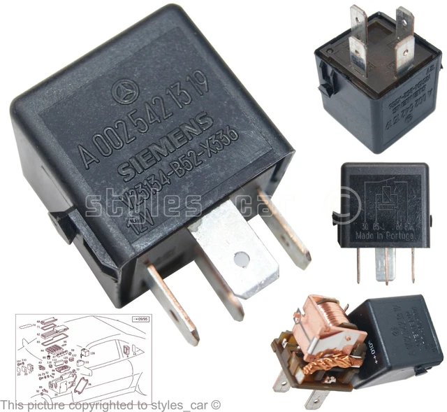 A0025421319 MERCEDES-BENZ A M S C E Class Multi-Use Black Relay V23134 ...
