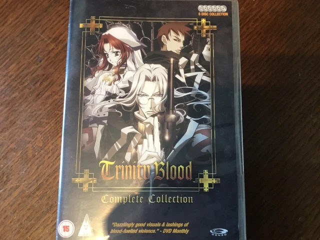 TRINITY BLOOD , Complete Collection Boxset X6 Disc Very Rare Region 2 £ ...