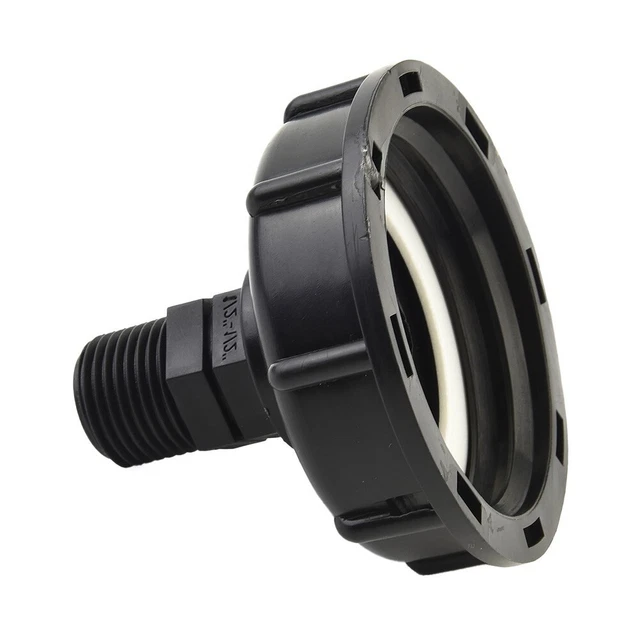 &PLASTIC IBC TANK Fitting 60mm Inlet Outlet Sizes for Versatility" £7. ...