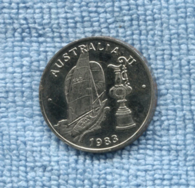 1983 MAP OF Commonwealth of Australia 200 Years A Bicentennial Medal T ...