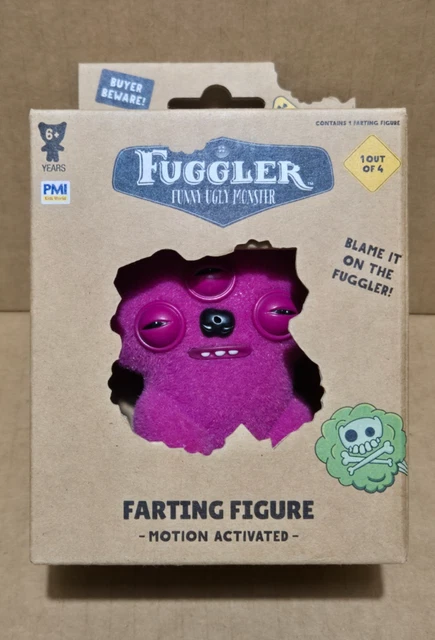 FUGGLER FARTING FIGURE Motion Activated Toy Pink Alien - BNIB £12.99 ...