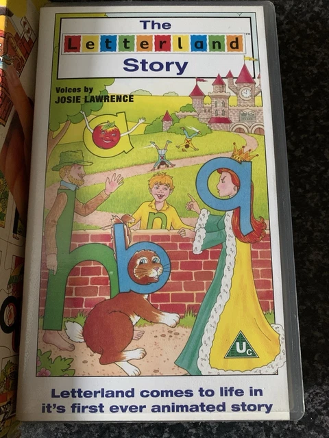 LETTERLAND THE STORY VHS video Voiced By Josie Lawrence & Letterland ...
