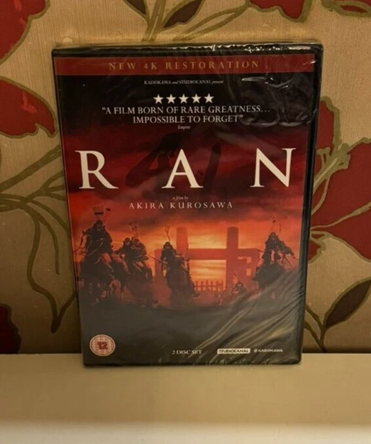 RAN 4K RESTORATION Region 2 DVD NEW & SEALED 2-Disc Set 1985 Akira ...