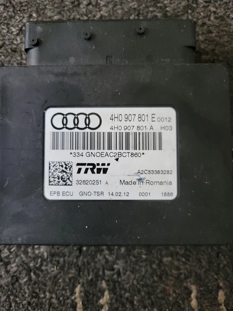 AUDI A6 ELECTRIC Parking Handbrake Control Module Ecu 4H0907801E C7 4G ...