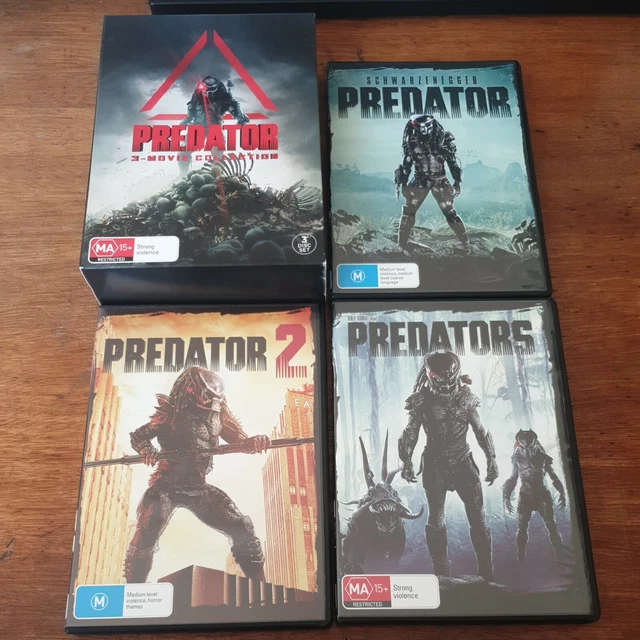 PREDATOR DVD 3 Movie Collection R4 Predator 2 Predators Arnold Schwarzenegger $57.94 - PicClick AU