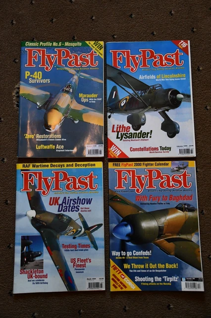 FLYPAST AVIATION HISTORY Magazine 4 Issues from 1999 EUR 5,93 - PicClick IT