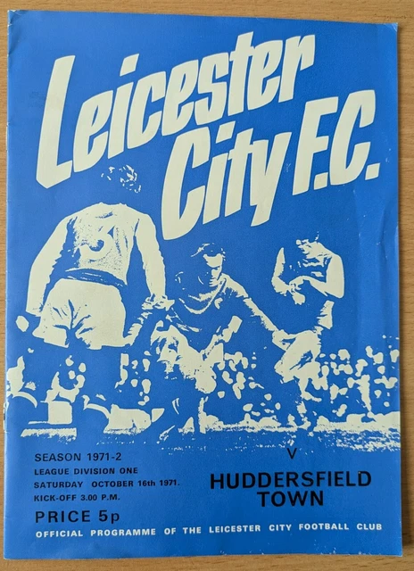 14 LEICESTER CITY 1971-72 Season Football Programmes Free Postage £19. ...