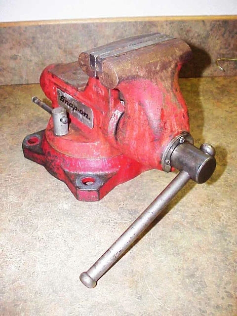 SNAP-ON WILTON 1750 Machinist Bench Vise Swivel Base Anvil Pipe Grips 5 ...