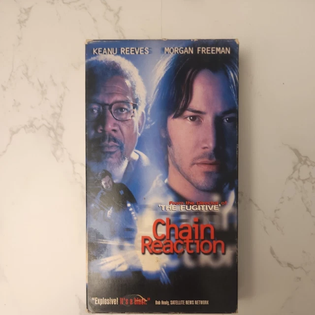 CHAIN REACTION KEANU Reeves VHS Tape, COMPLETE/TESTED SEE PHOTOS (VHS47 ...
