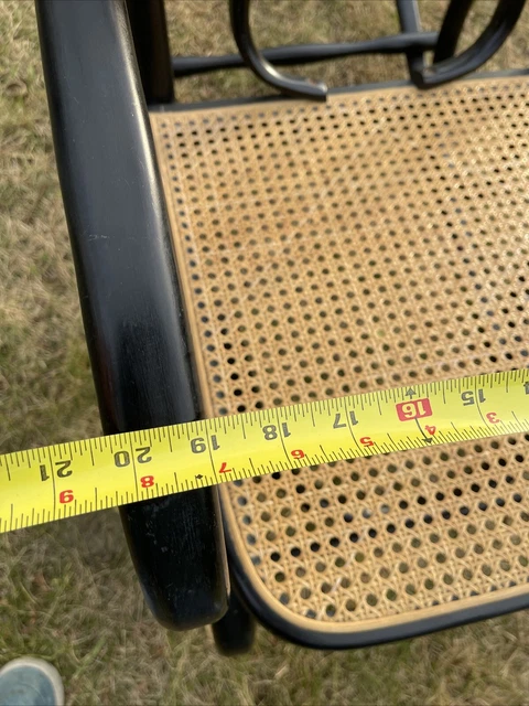 VINTAGE THONET-STYLE BENTWOOD Rocking Chair Rocker Caned Seat & Back ...