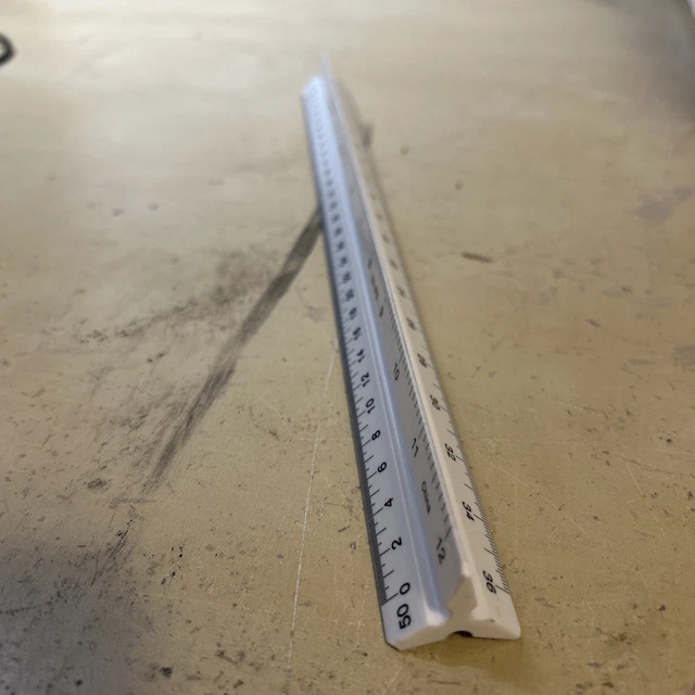 STAEDTLER-MARS 987 19-34 Engineer Engineering Scale Triangle Drafting ...