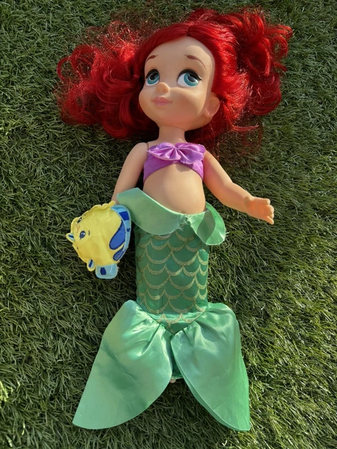 DISNEY STORE ARIEL The Little Mermaid Animator Toddler Doll 16 ...