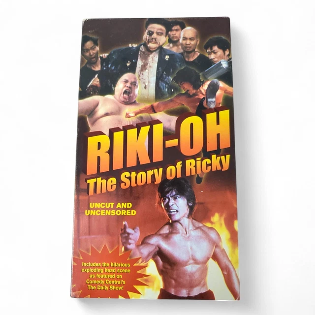 RIKI-OH THE STORY of Ricky VHS Uncut & Uncensored 1998 Tokyo Shock Tape ...