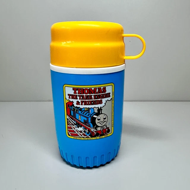 VINTAGE THOMAS THE Tank Engine Bluebird Flask Blue Made in Great ...