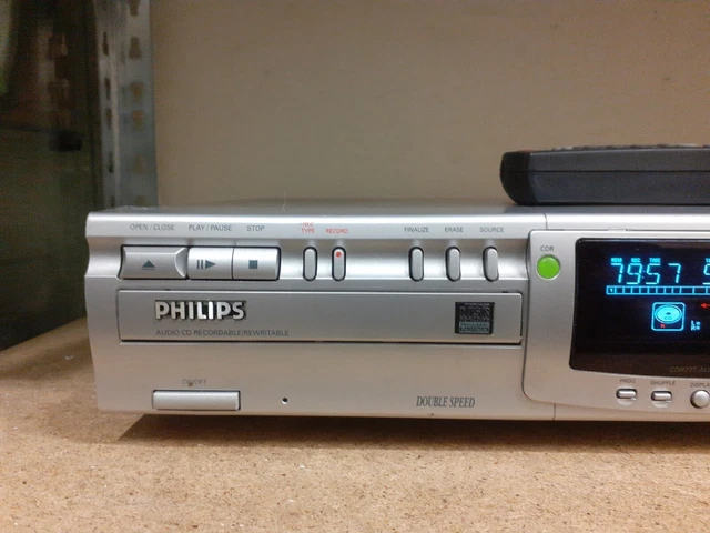 PHILIPS CDR 775-777 masterizzatore registratore cd audio perfetto con ...