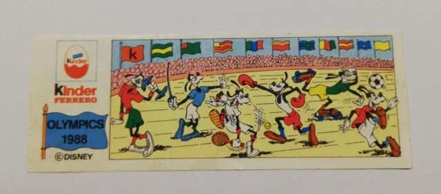 KINDER CARTINA PIPPO Alle Olimpiadi - Pippo Pugile - EUR 10,00 ...