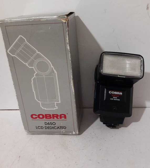 CAMERA FLASH COBRA D650 LCD Dedicated flash for Pentax film camera ...