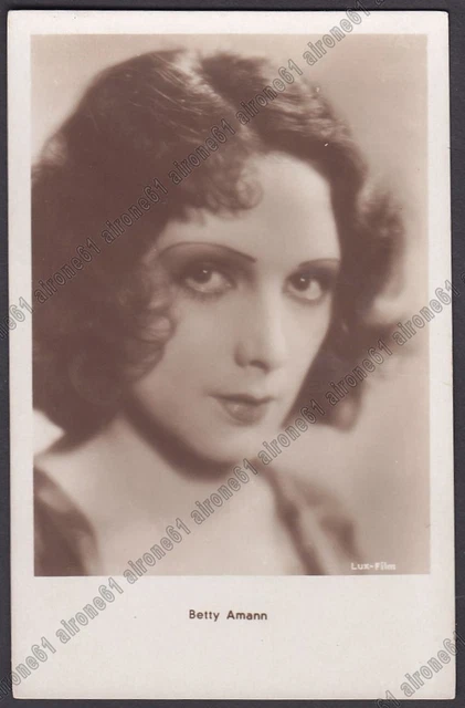 BETTY AMANN 01 Actress Actress Actress Cinema Silent Movie Photogr. £8. ...