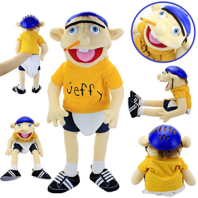 JEFFY PUPPET CHEAP Sml Jeffy Hand Puppet Plush Toy 23" Stuffed Doll ...