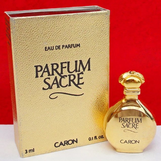 MINIATURE DE PARFUM CARON Parfum sacré edp 3ml pleine + Boite neuve EUR ...