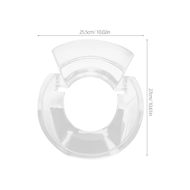 POURING SHIELD SPLASH Guard For 5.5-7 Quart Bowl-Lift Stand Mixers ...