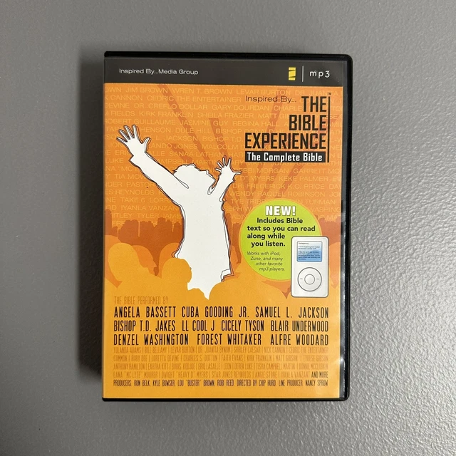 INSPIRED BY...THE BIBLE Experience Complete (MP3) Audio Bible 8 CDs ...