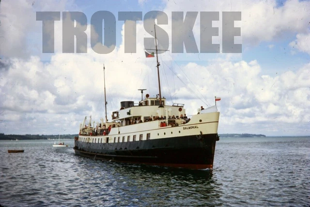 35MM SLIDE BR British Railways Steamship Ferry MV Balmoral Isle of ...
