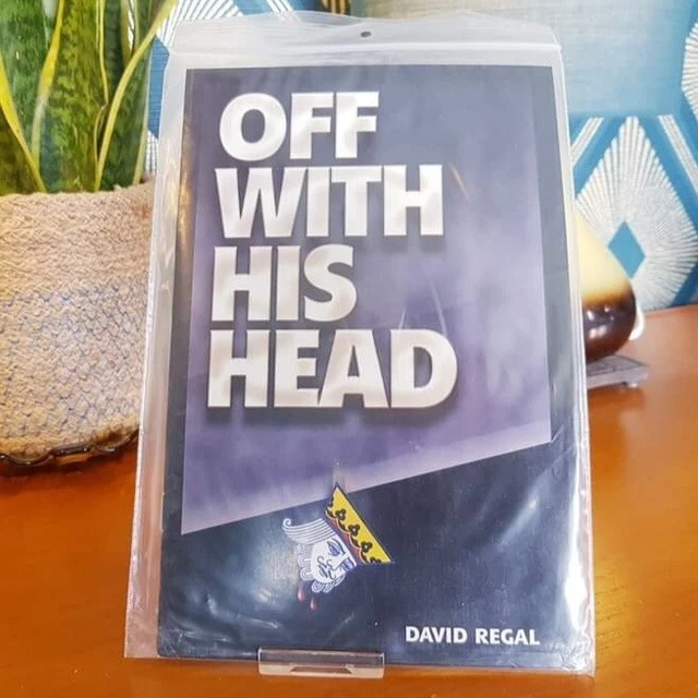 'OFF WITH HIS Head' by David Regal. Includes gimmicks Close-up card magic tricks £9.99 - PicClick UK