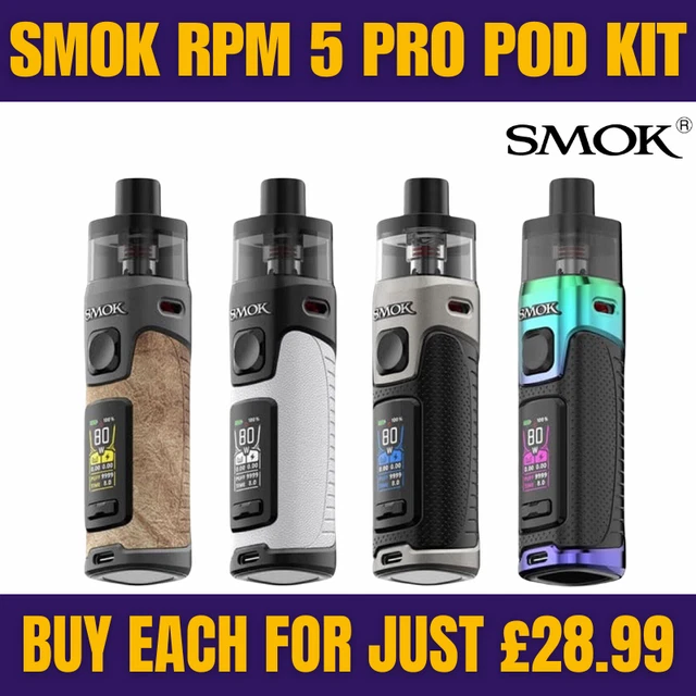SMOK RPM 5 Pro Pod Kit | Battery 3000mAh | Vape Kit | 2ml | Uk Stock ...