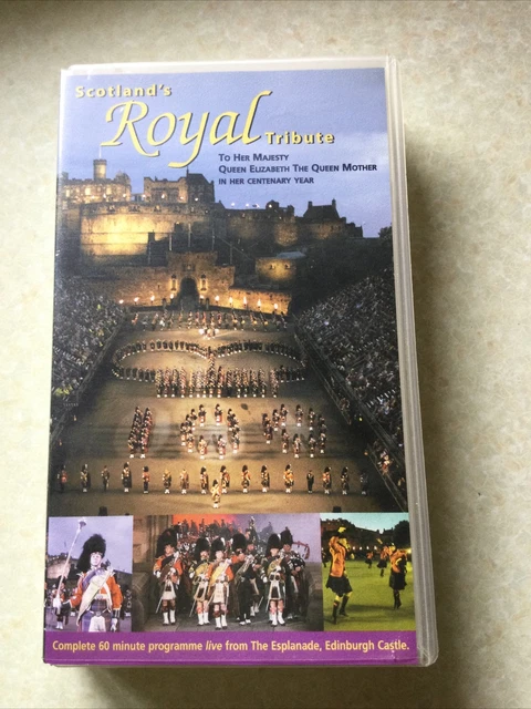 SCOTLAND’S ROYAL TRIBUTE To The Queen Mother VHS Video Centenary ...