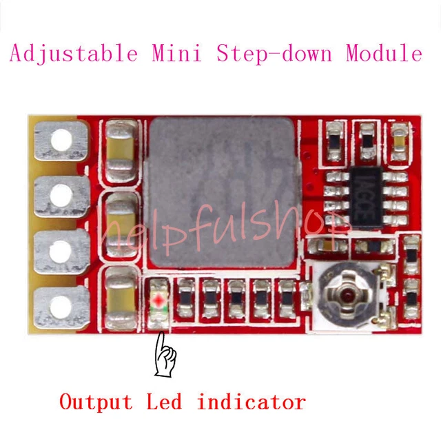 NEW DC-DC BUCK Step-down Converter Adjustable Power Module 3.3V 3V 5V ...