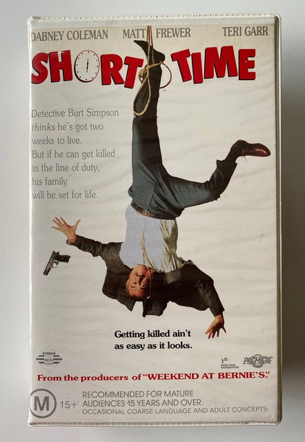 SHORT TIME [VHS] Premiere Roadshow Video Clamshell Ex-Rental Tape 1991 ...