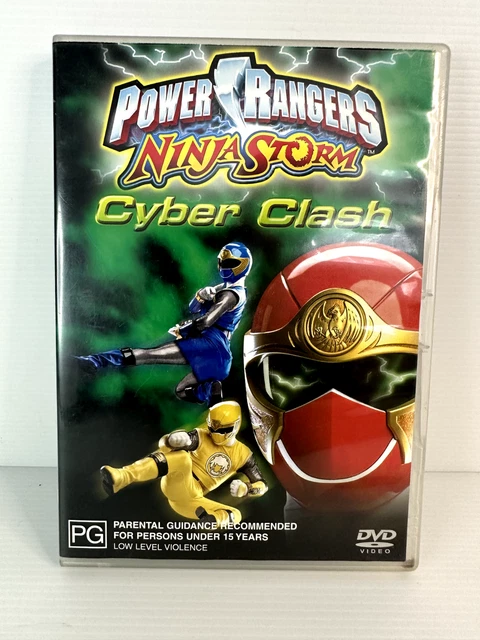 POWER RANGERS NINJA Storm Cyber Clash DVD PG R4 PAL Kids Action ...