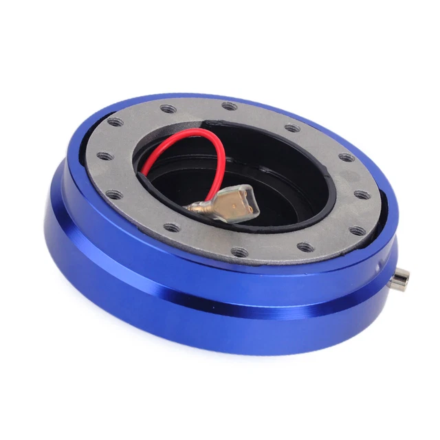 RACING QUICK RELEASE Adapter Steering Wheel Hub formular Car Snap Off ...