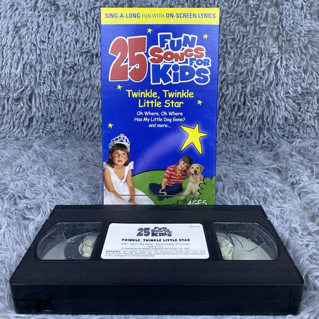 25-fun-songs-for-kids-vhs-tape-2001-twinkle-twinkle-little-star-sing