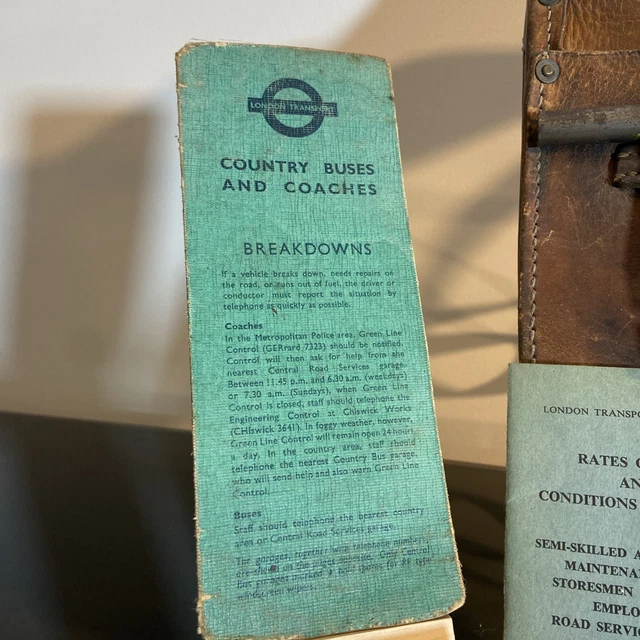 ORIGINAL LONDON TRANSPORT Bus Leather Bag, Ticket Clippers And Other ...