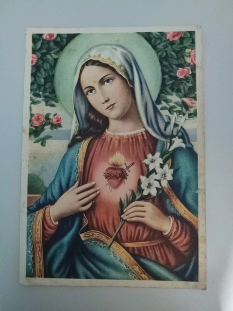 CUORE IMMAC. DI Maria, Cartolina, Congregazione del Perpetuo Suffragio ...