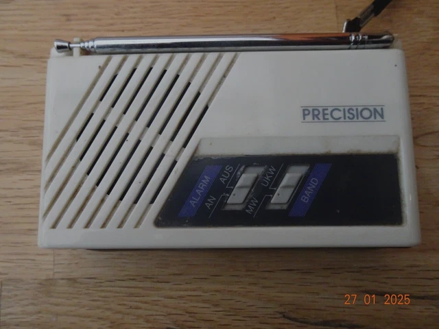 ALTES TRANSISTORRADIO TASCHENRADIO Precision 1980er EUR 9,00 - PicClick DE