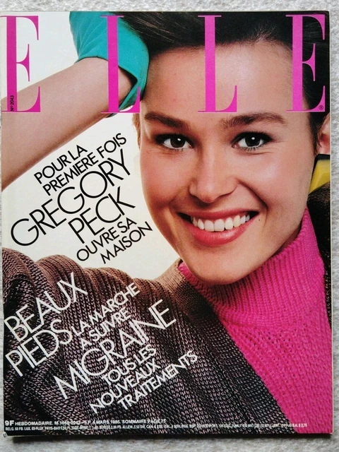 FRENCH MAGAZINE ELLE Oct.1985 Cover Dorthe By Lothar Schmid EUR 15,00 ...