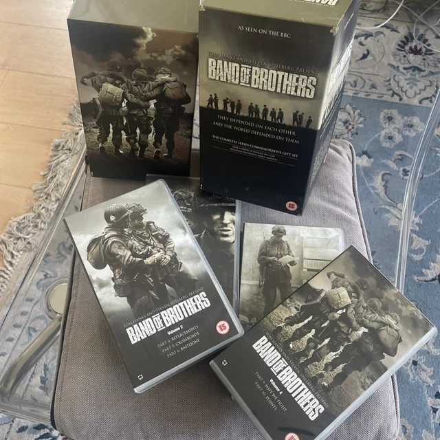 BAND OF BROTHERS: VHS The Complete Series Commemorative Gift Set HBO £ ...