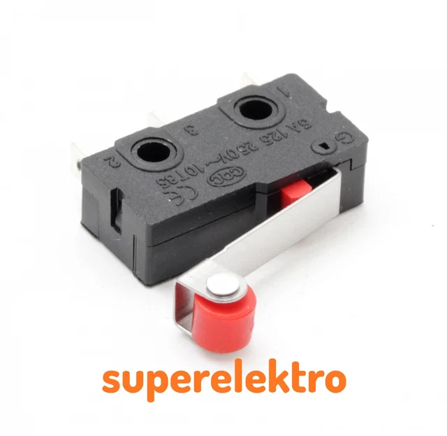 HEBELTASTER HEBELSCHALTER ROLLEN-HEBEL-TASTER-SCHALTER Endschalter SPDT ...