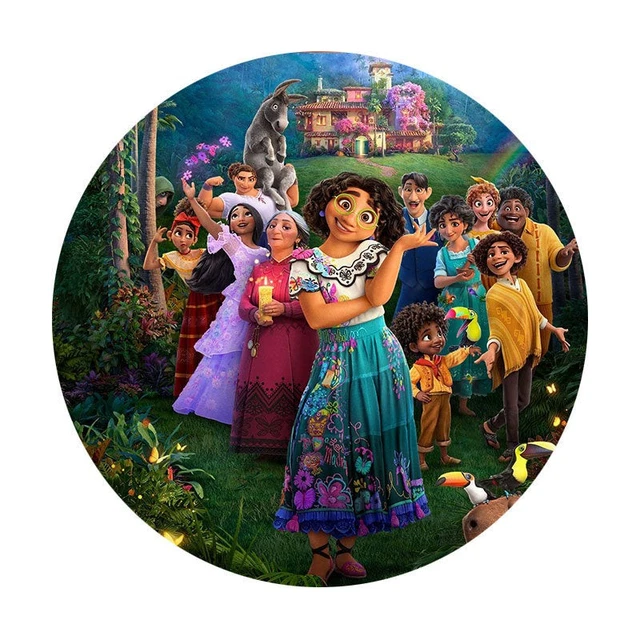 GREENY CARTOON FOREST Happy Character Birthday Backdrop $35.97 ...