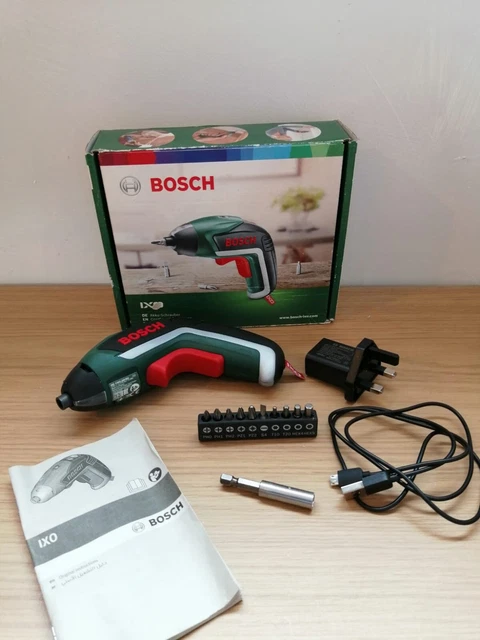 BOSCH IXO CORDLESS Screwdriver 3.6 V Lithium-Ion Battery USB Charger ...